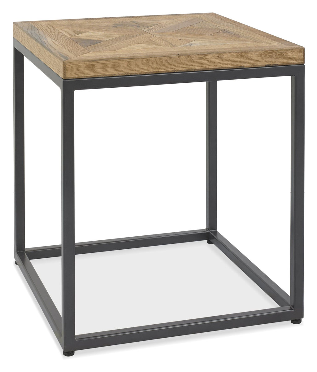 Indus Rustic Oak Lamp Table – John A Shannon Shop