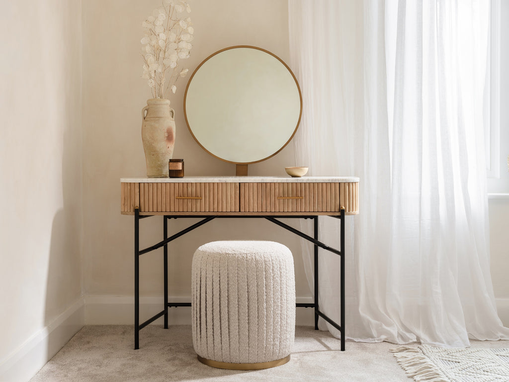 Reed Dressing Table with Mirror – John A Shannon Shop