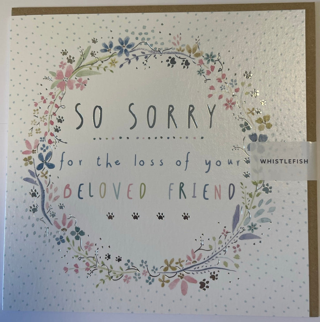 Beloved Friend Sympathy Card – John A Shannon Shop